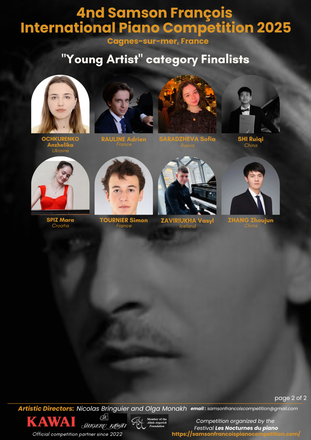 Samson François International Piano Competition 2025 - Artist category